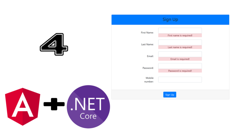 Angular 8 With Aspnet Core Tutorial Part 4 Form Validations Learn 7594